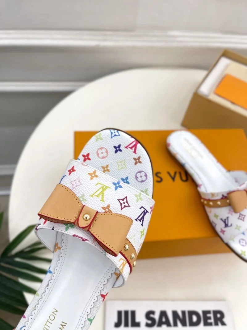 Brand-authenticated Louis Vuitton Slippers