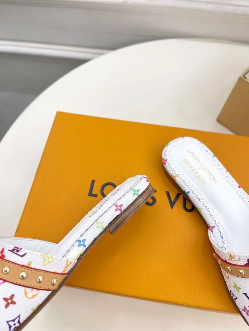 Brand-authenticated Louis Vuitton Slippers