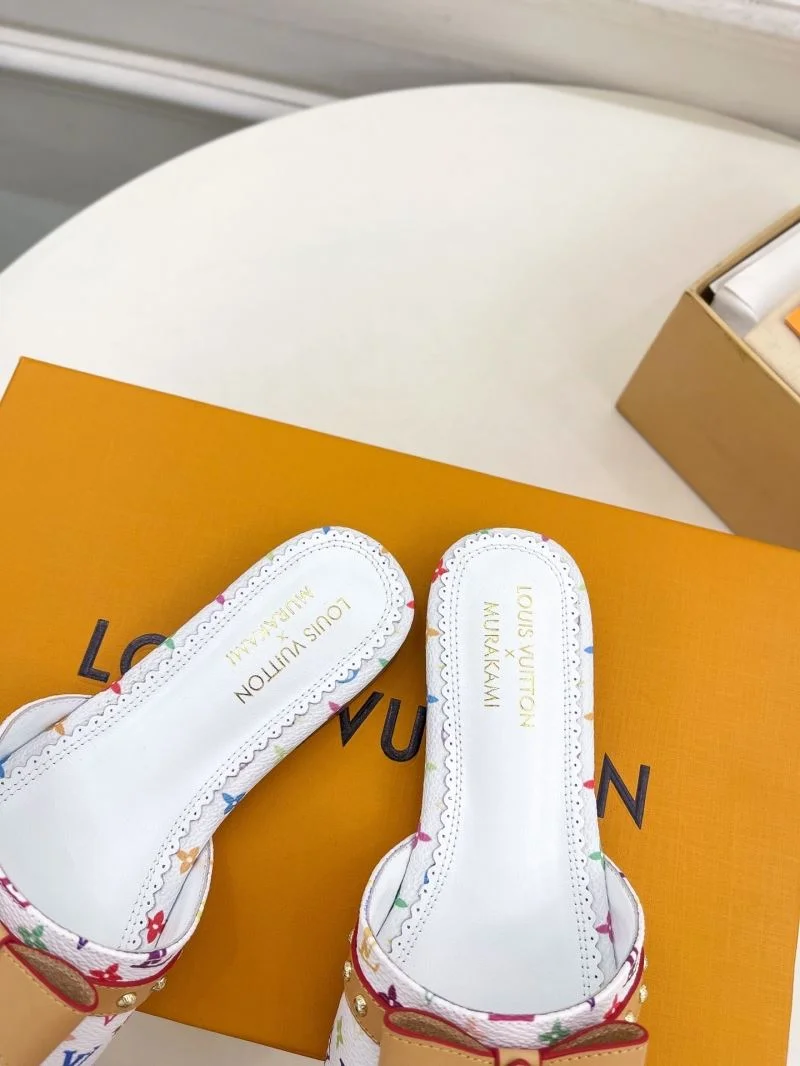 Brand-authenticated Louis Vuitton Slippers