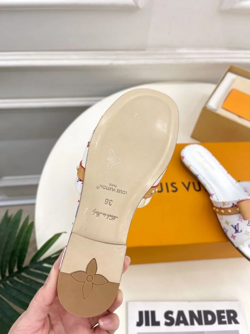 Brand-authenticated Louis Vuitton Slippers