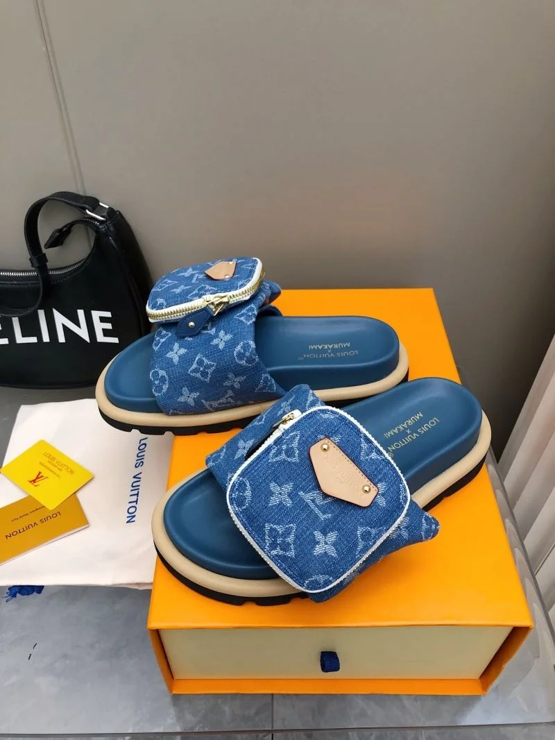 Precise copy Louis Vuitton Slippers