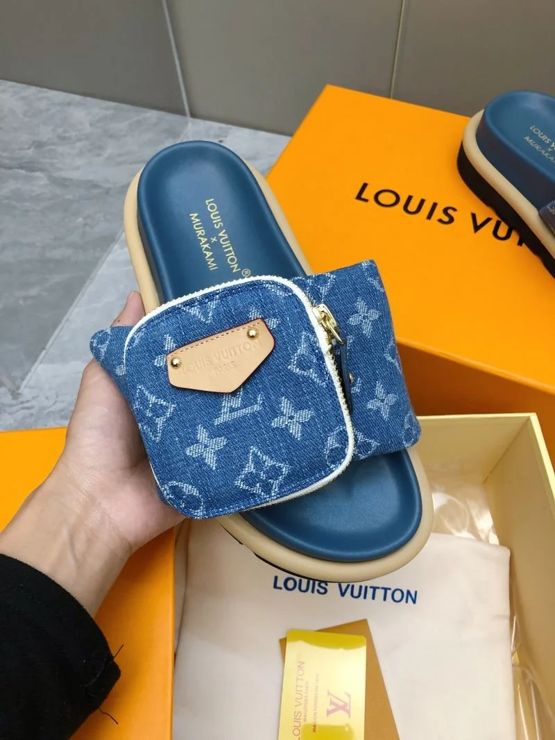 Precise copy Louis Vuitton Slippers