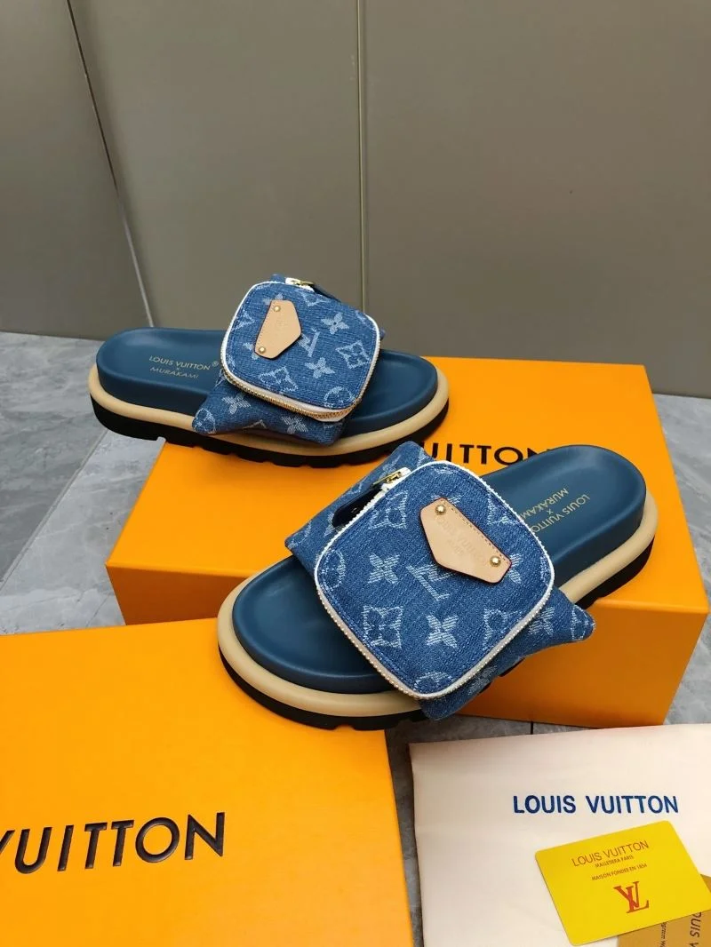 Precise copy Louis Vuitton Slippers