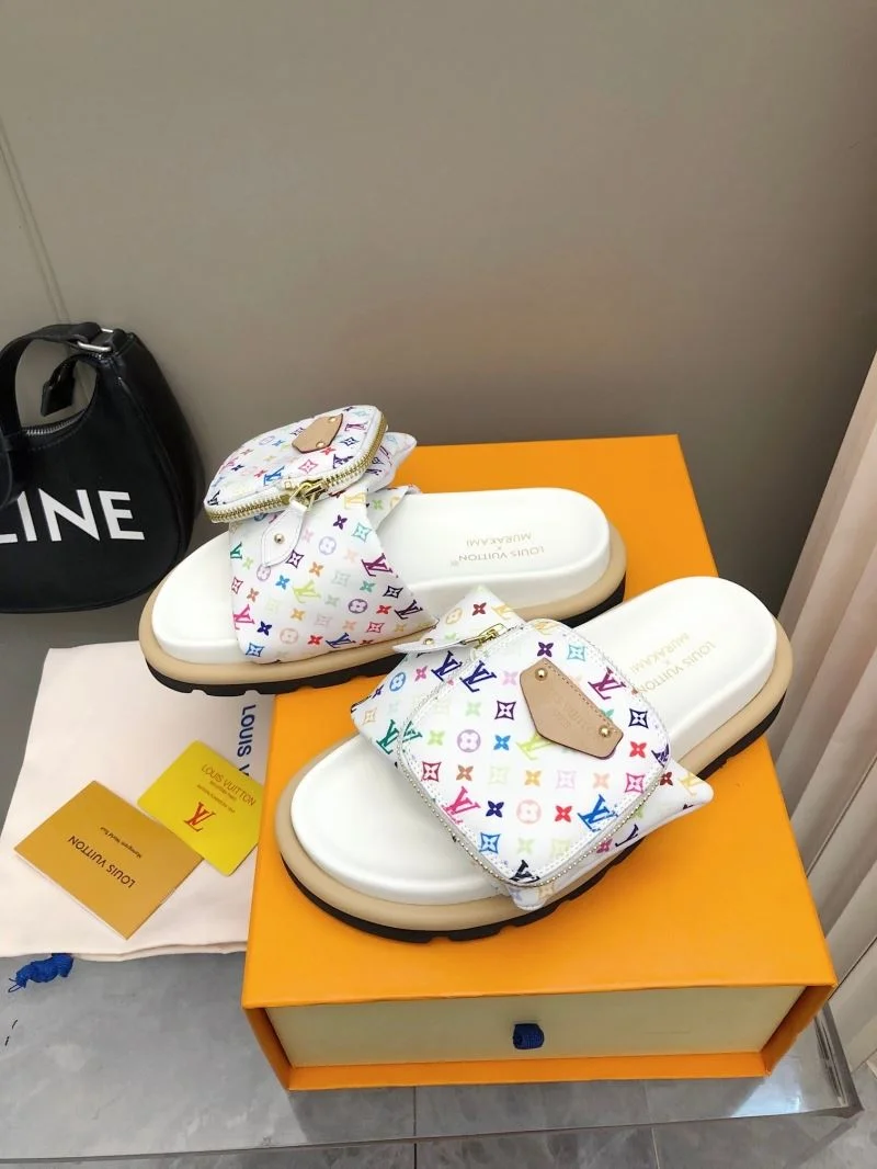 Precise copy Louis Vuitton Slippers
