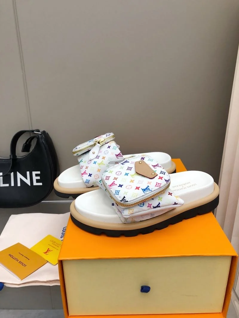 Precise copy Louis Vuitton Slippers