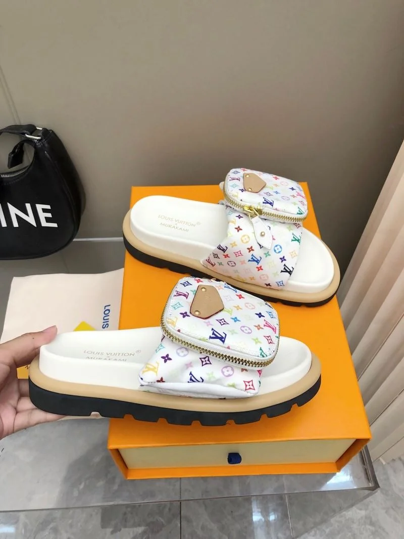 Precise copy Louis Vuitton Slippers