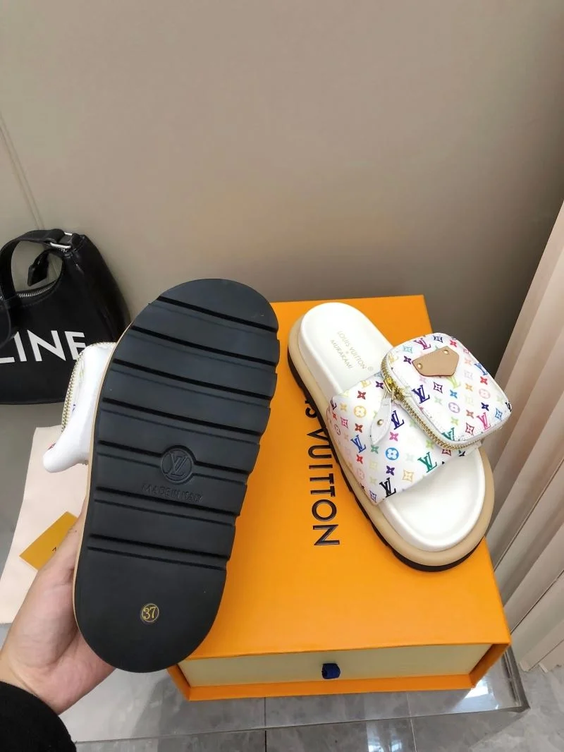 Precise copy Louis Vuitton Slippers
