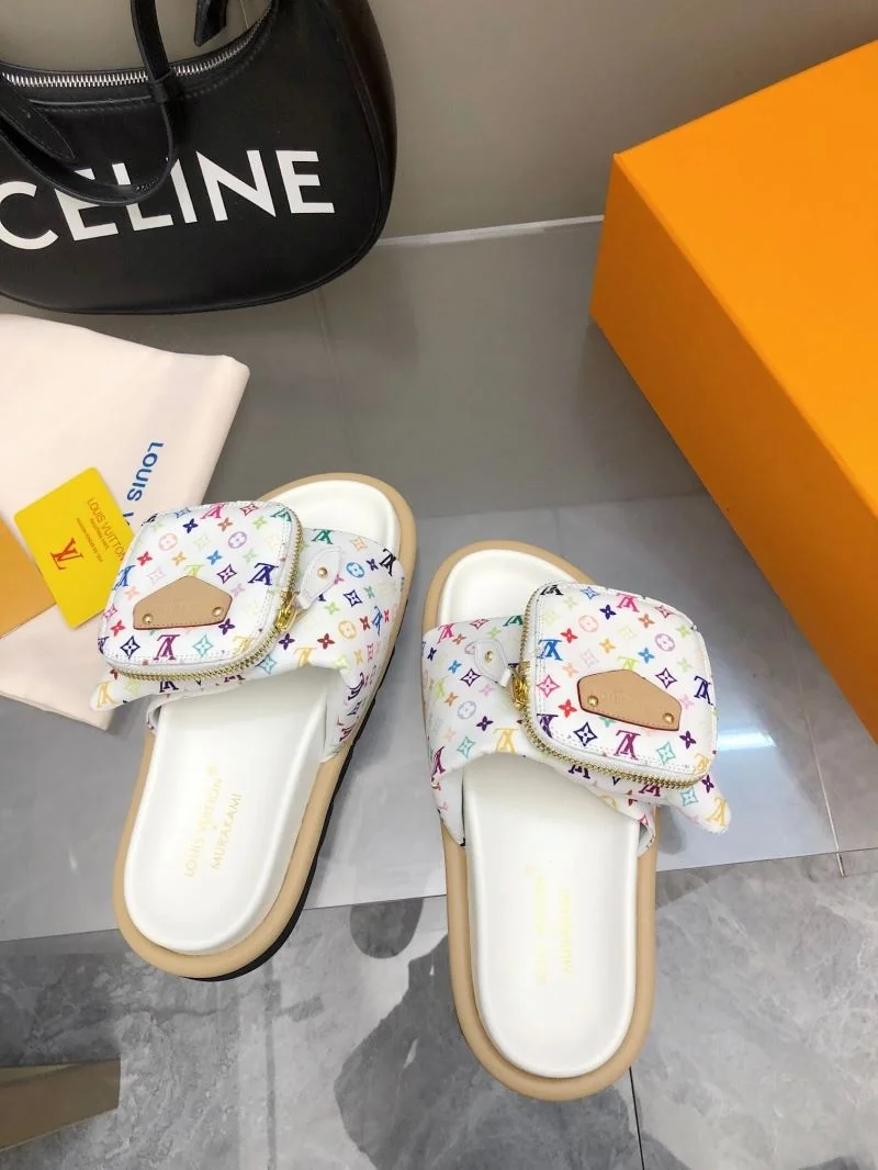 Precise copy Louis Vuitton Slippers
