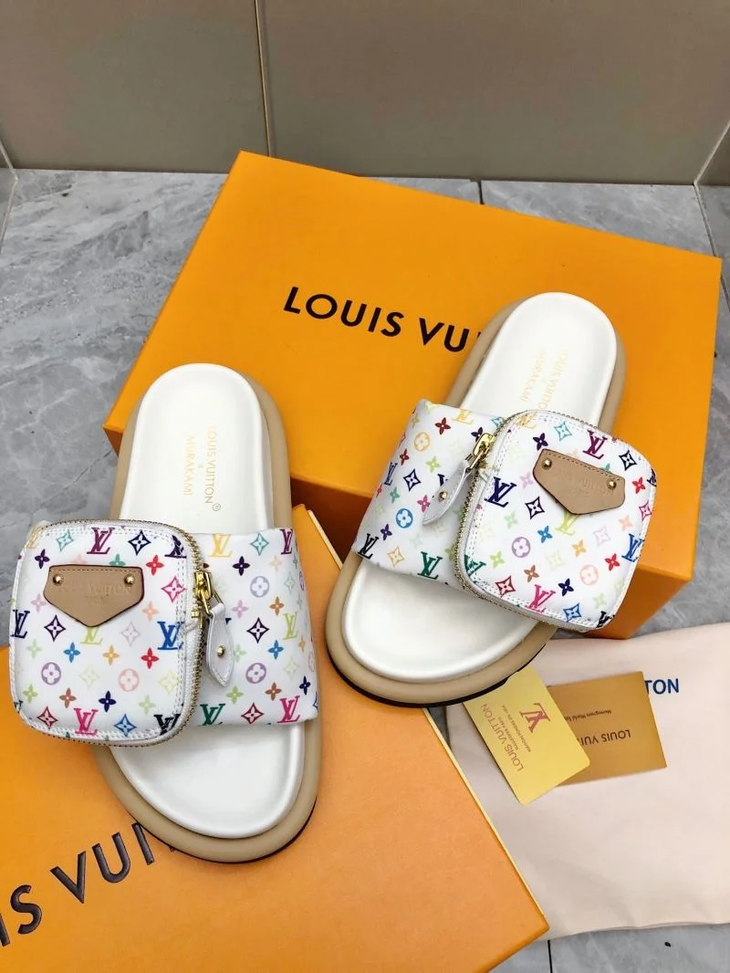 Precise copy Louis Vuitton Slippers