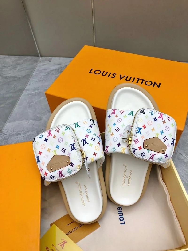 Precise copy Louis Vuitton Slippers