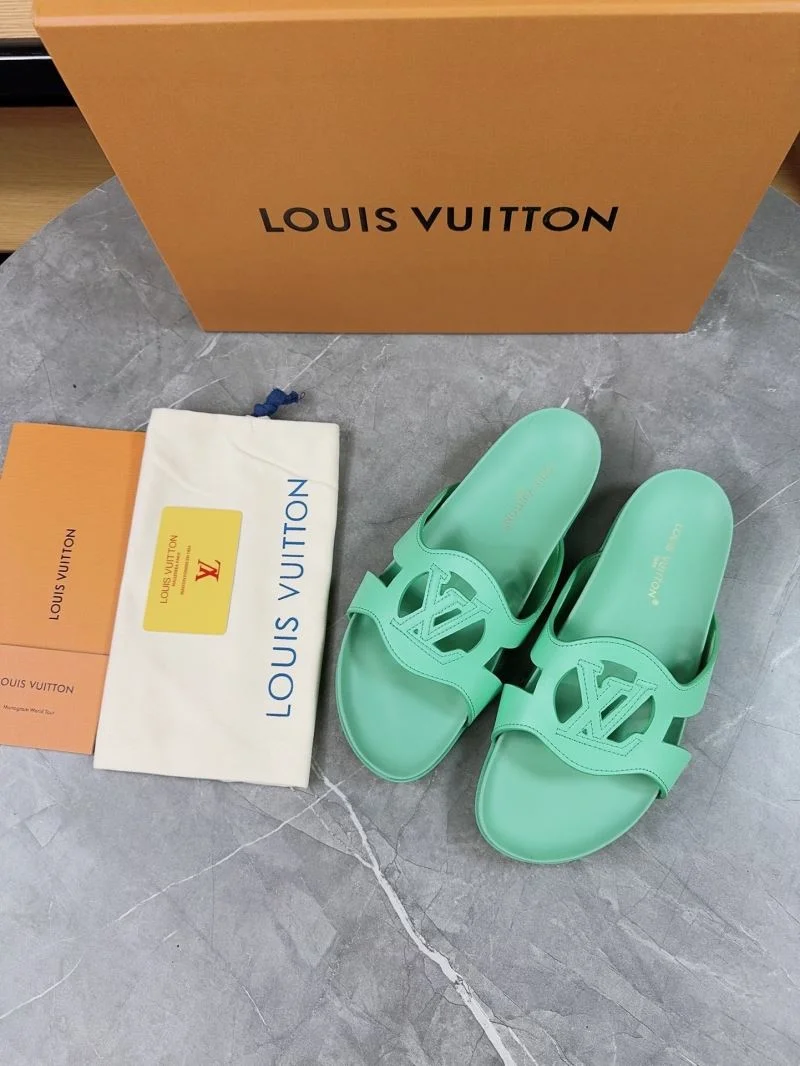Brand-authenticated Louis Vuitton Slippers