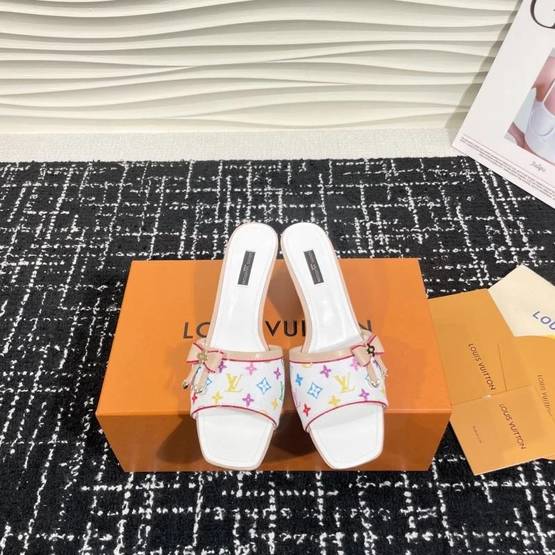 Brand-authenticated Louis Vuitton Slippers