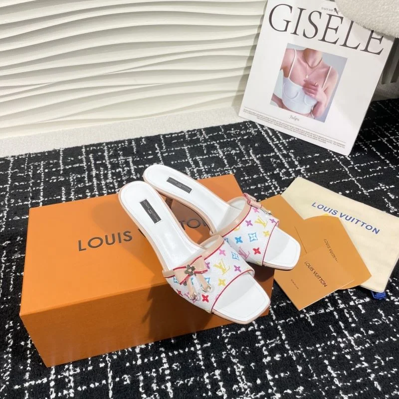 Brand-authenticated Louis Vuitton Slippers