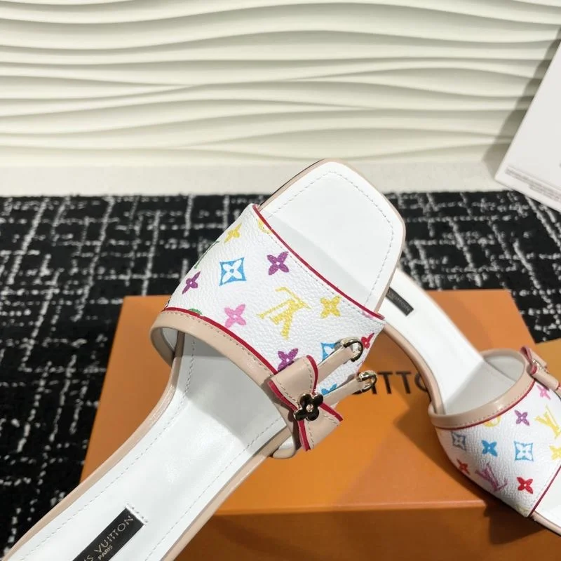 Brand-authenticated Louis Vuitton Slippers