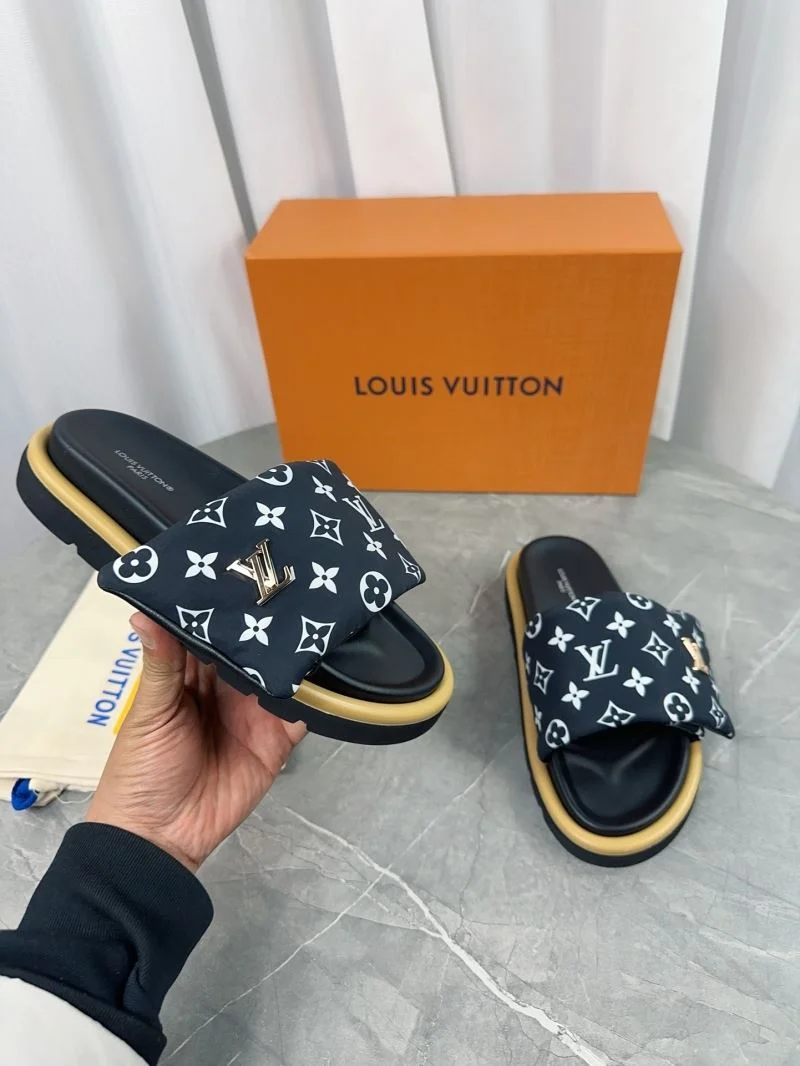 Indistinguishable Louis Vuitton Slippers