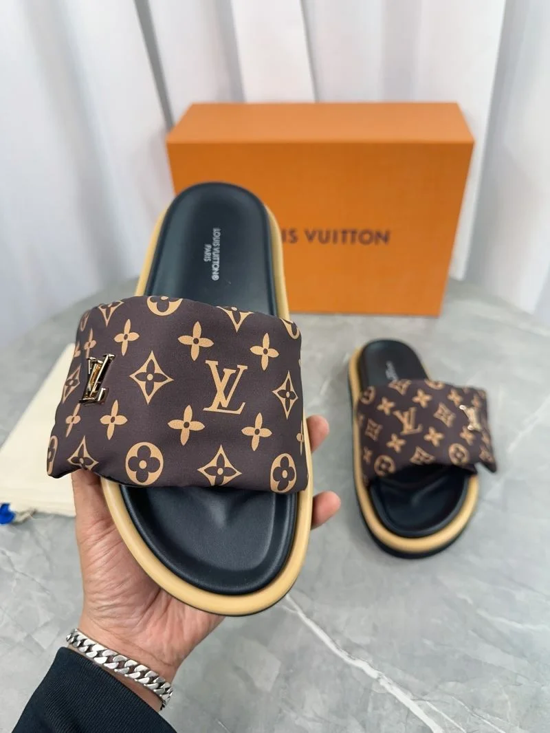 Indistinguishable Louis Vuitton Slippers