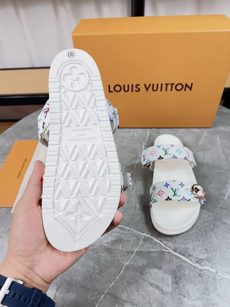 Precise copy Louis Vuitton Slippers