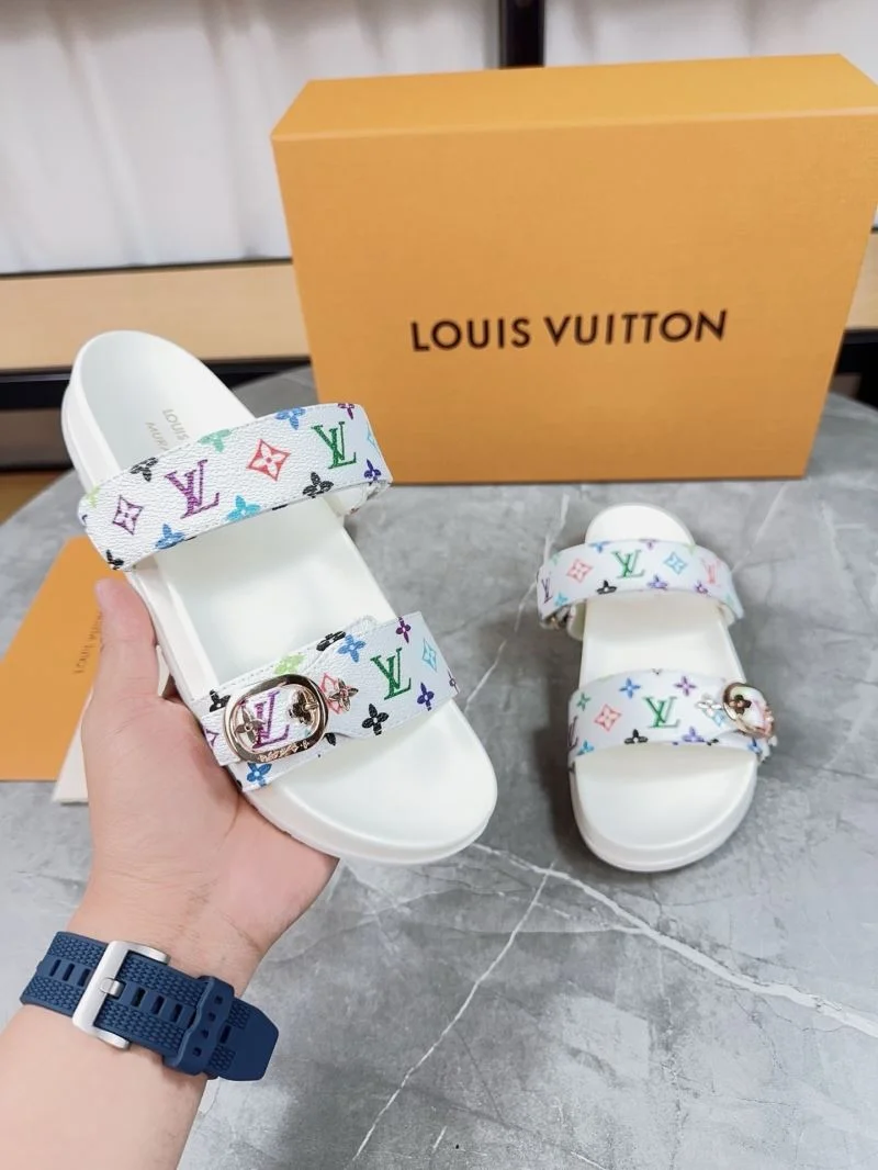 Precise copy Louis Vuitton Slippers