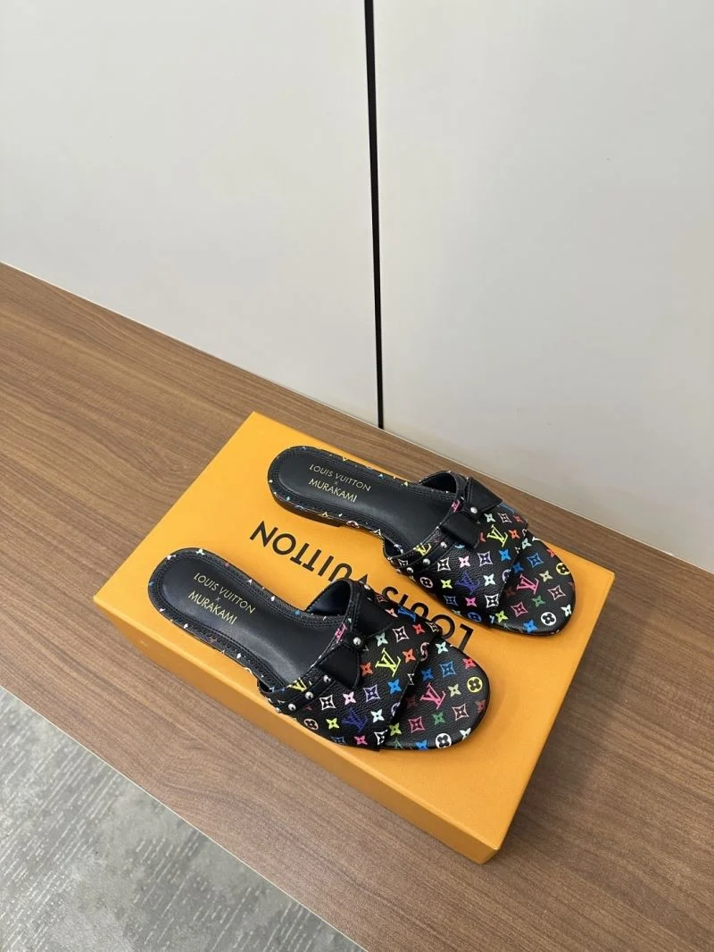 Brand-authenticated Louis Vuitton Slippers