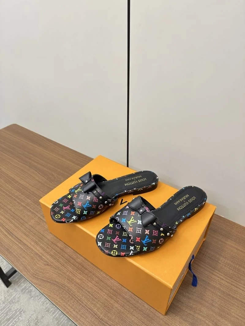Brand-authenticated Louis Vuitton Slippers