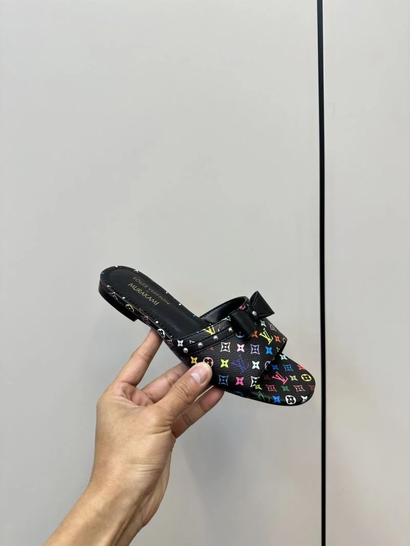 Brand-authenticated Louis Vuitton Slippers