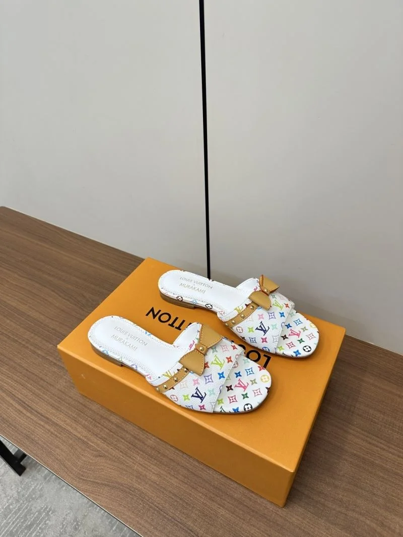 Precise copy Louis Vuitton Slippers