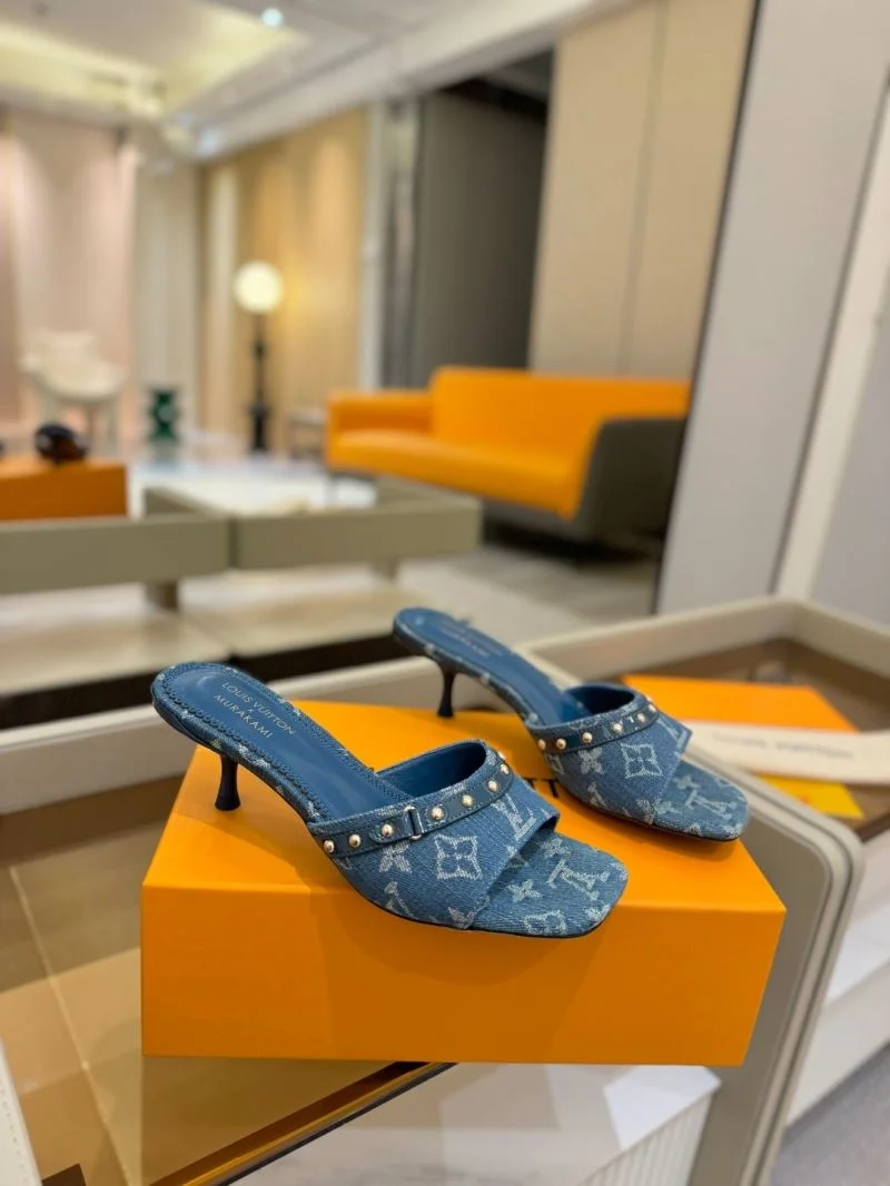 Brand-authenticated Louis Vuitton Slippers