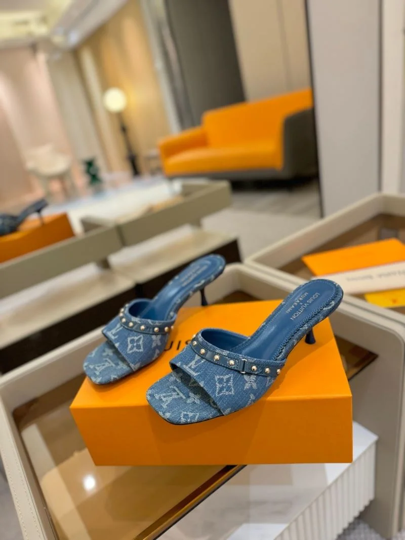 Brand-authenticated Louis Vuitton Slippers