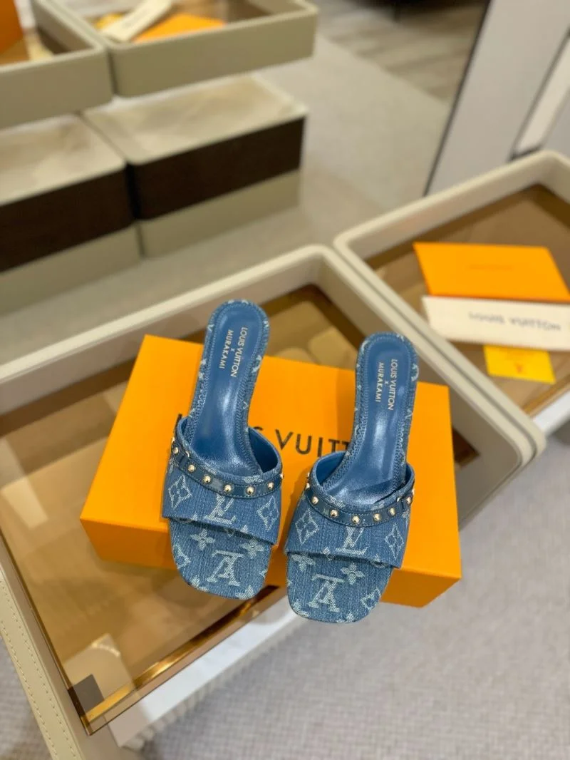 Brand-authenticated Louis Vuitton Slippers