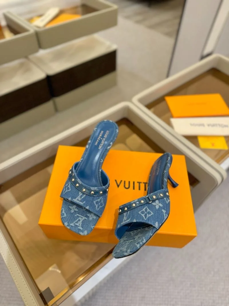 Brand-authenticated Louis Vuitton Slippers