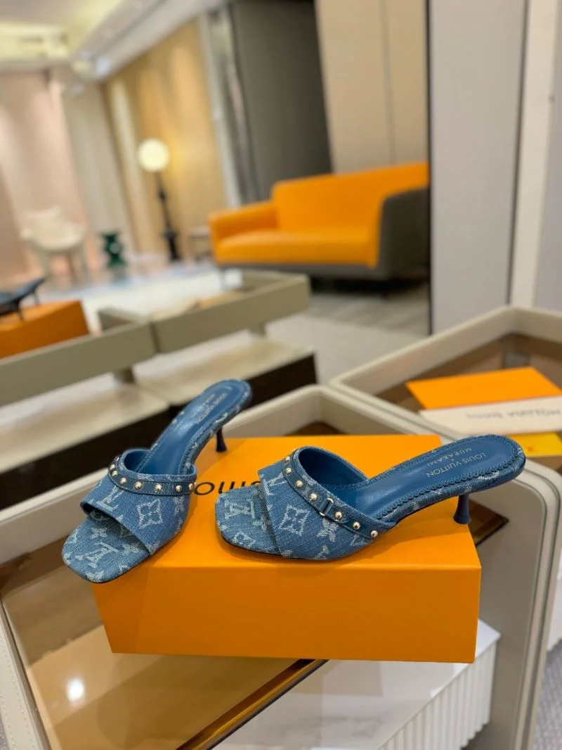 Brand-authenticated Louis Vuitton Slippers