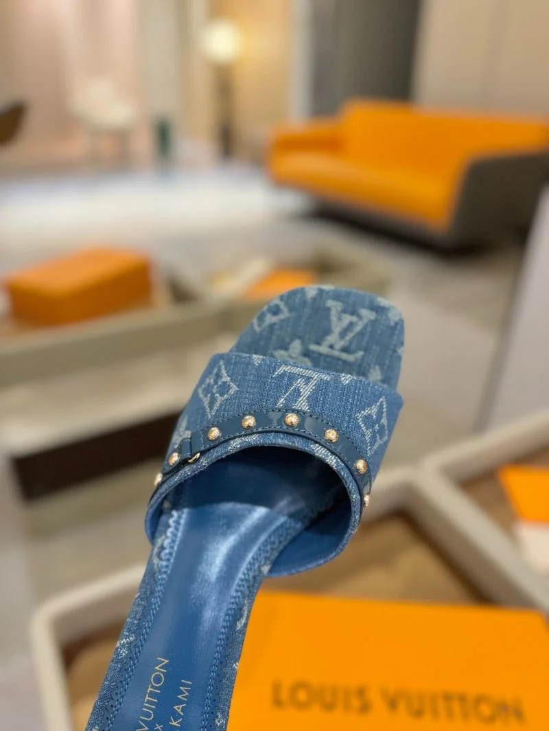 Brand-authenticated Louis Vuitton Slippers