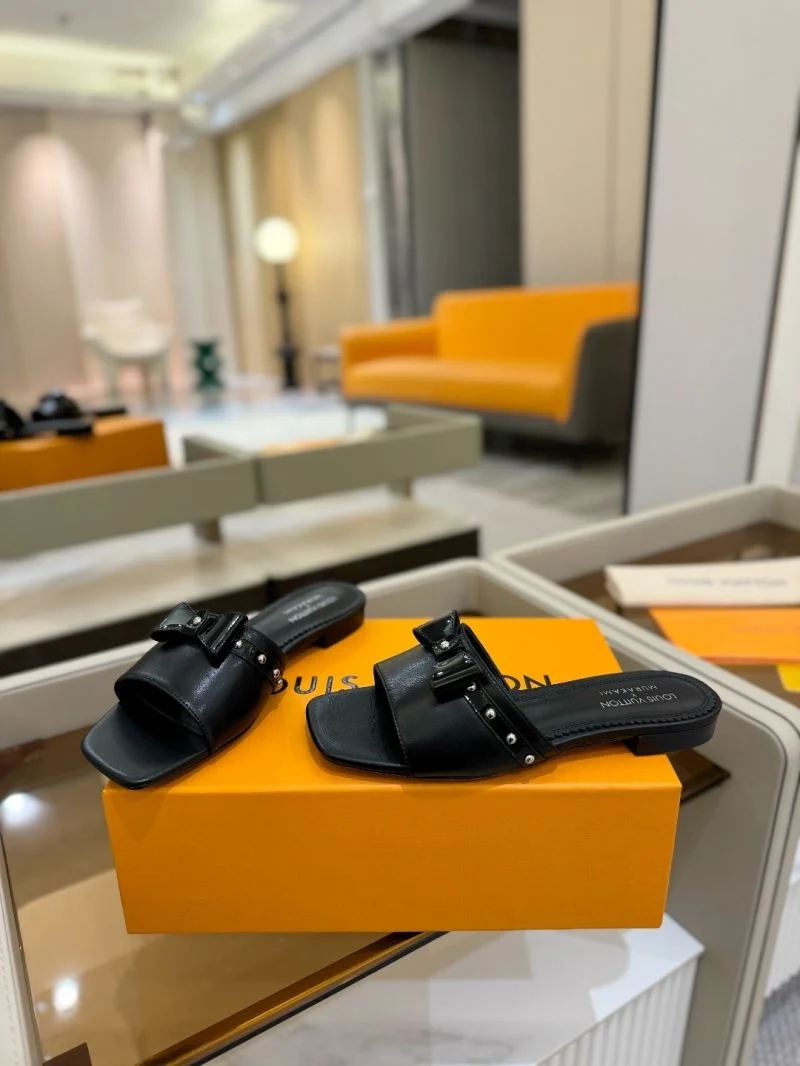 Precise copy Louis Vuitton Slippers