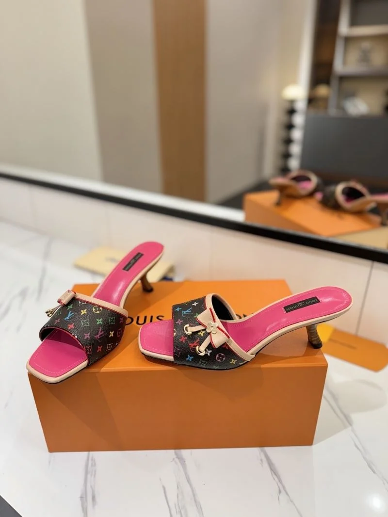Brand-authenticated Louis Vuitton Slippers