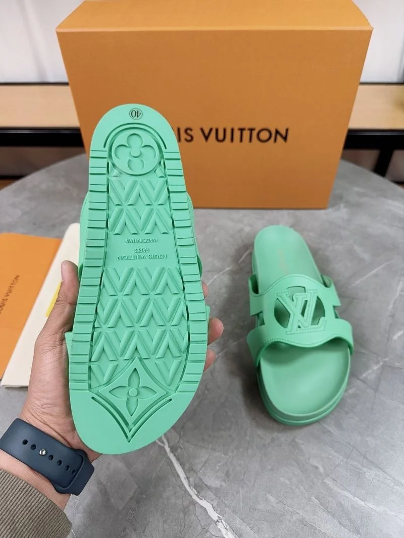 Precise copy Louis Vuitton Slippers