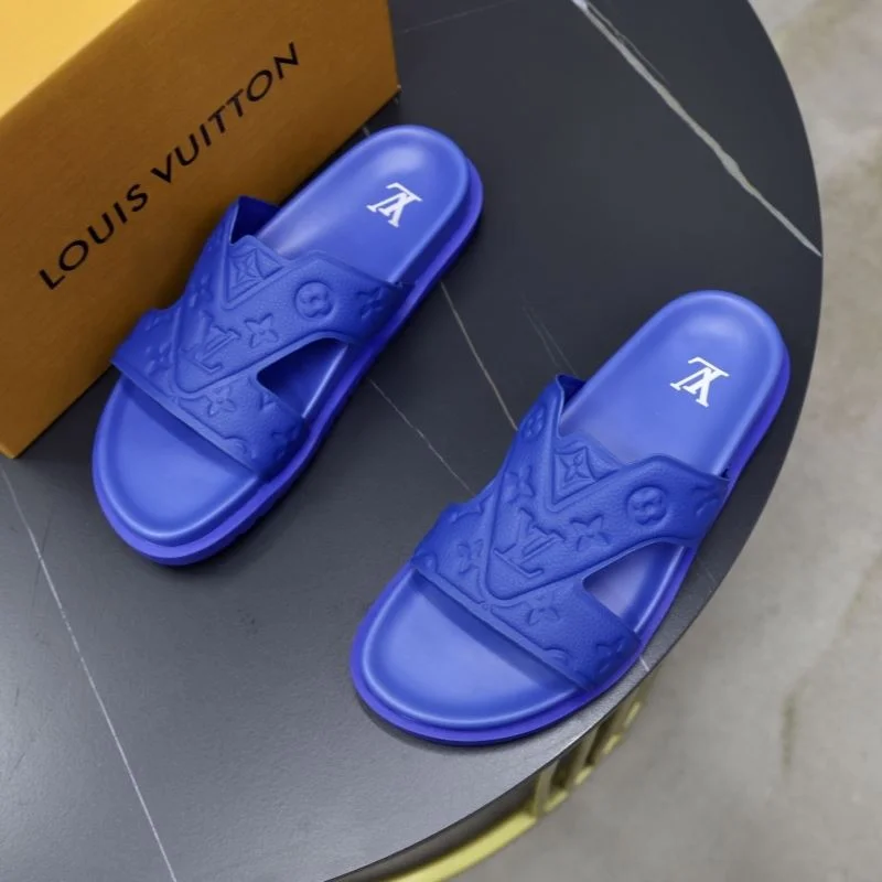 Brand-authenticated Louis Vuitton Slippers