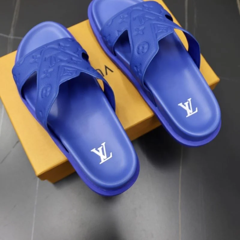 Brand-authenticated Louis Vuitton Slippers