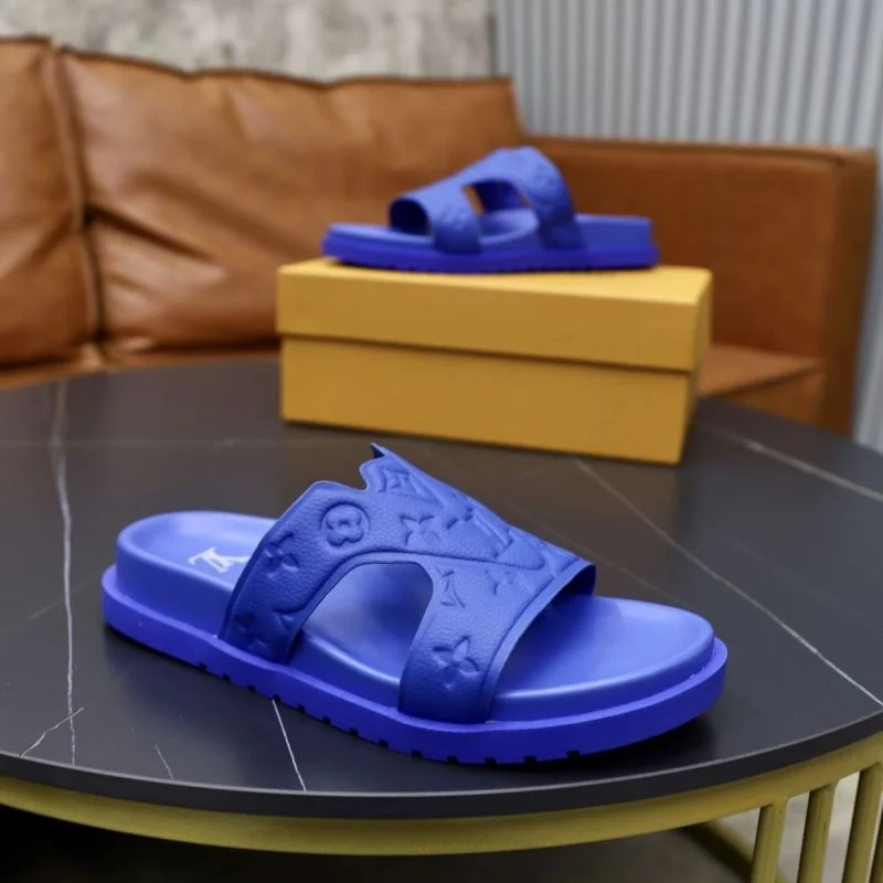 Brand-authenticated Louis Vuitton Slippers