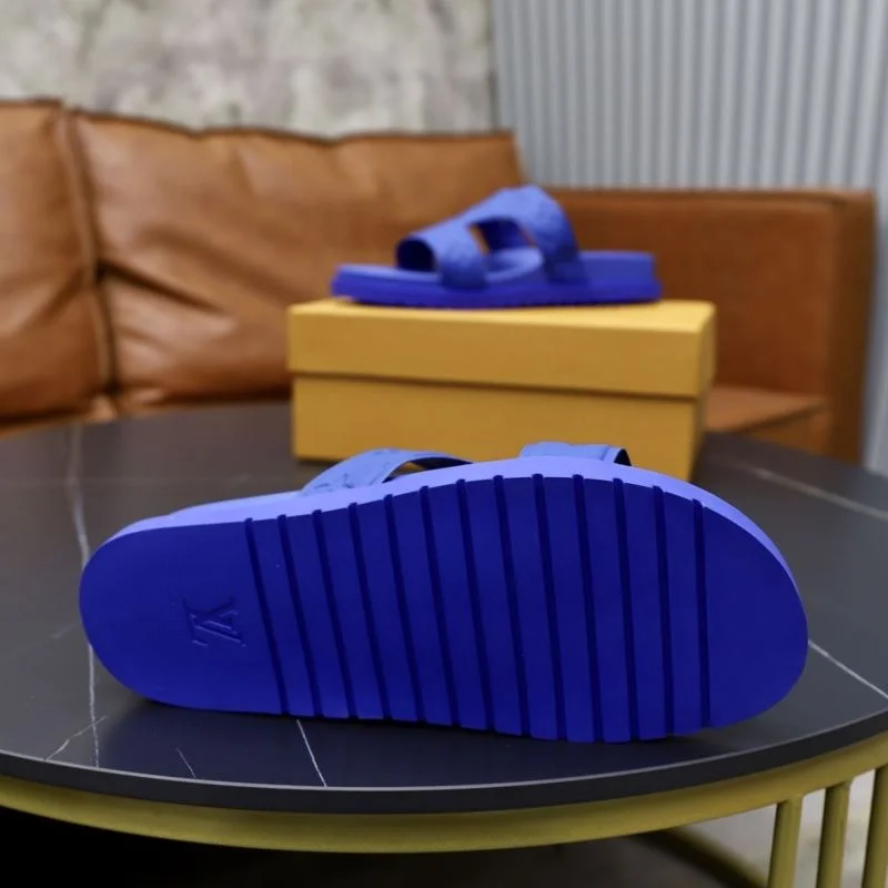 Brand-authenticated Louis Vuitton Slippers