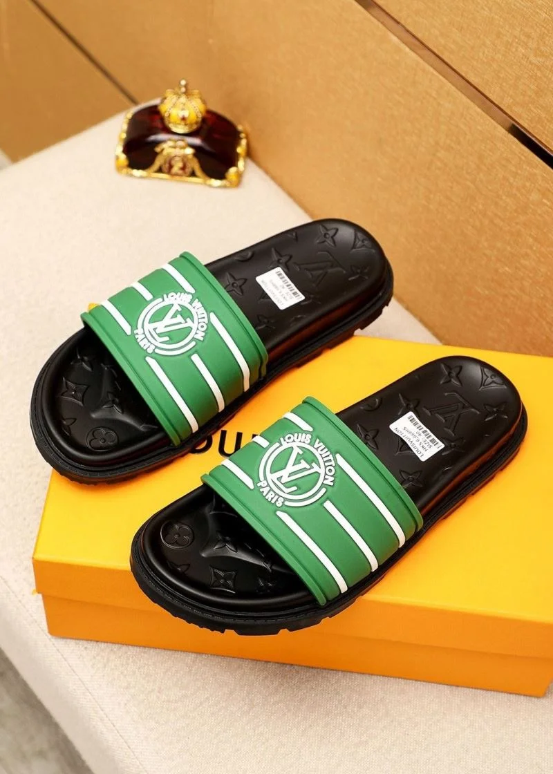 Precise copy Louis Vuitton Slippers