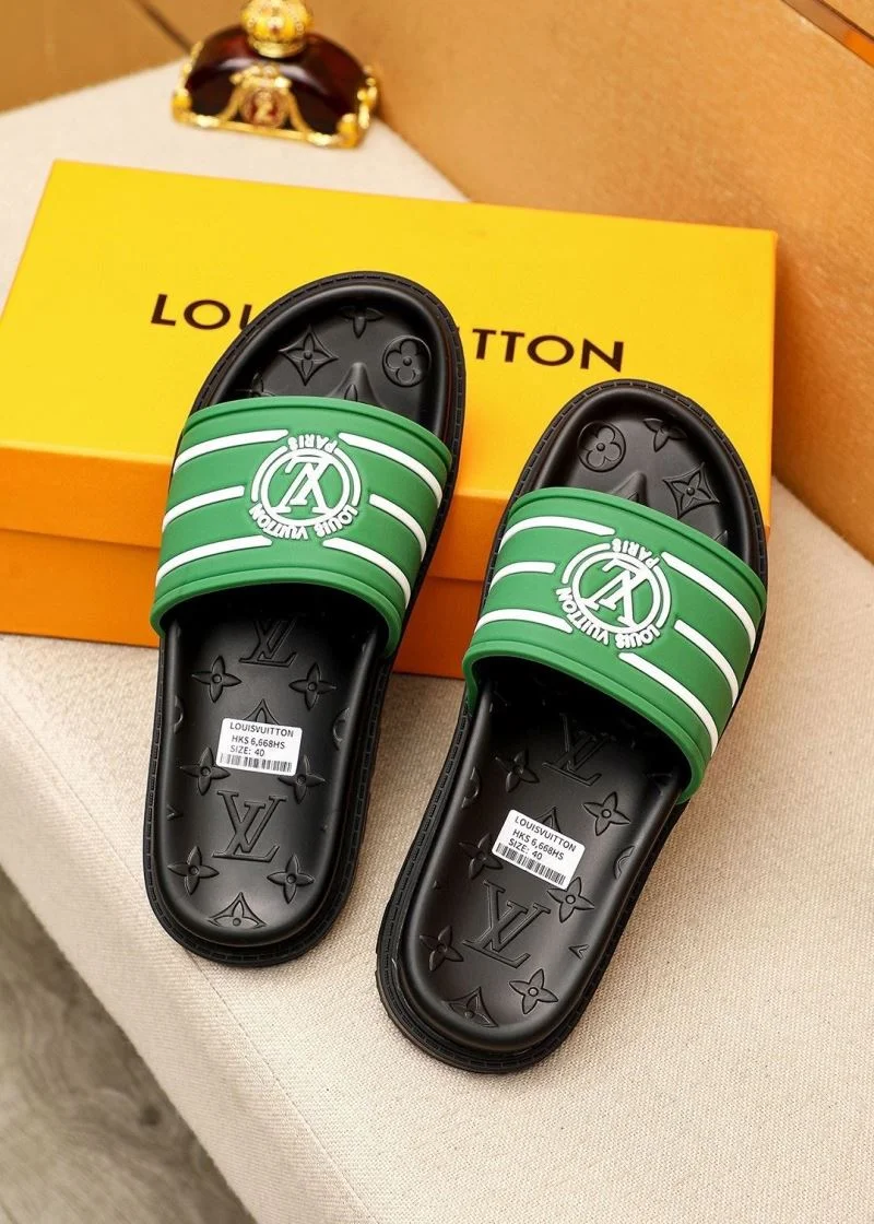Precise copy Louis Vuitton Slippers