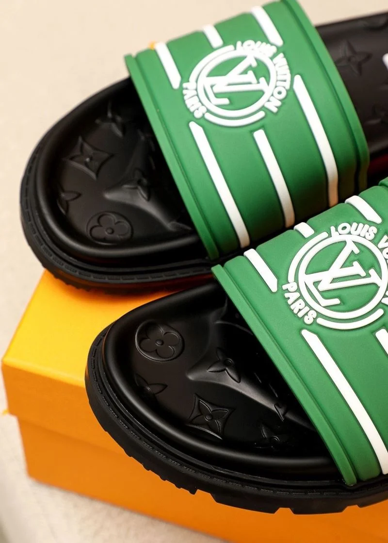 Precise copy Louis Vuitton Slippers