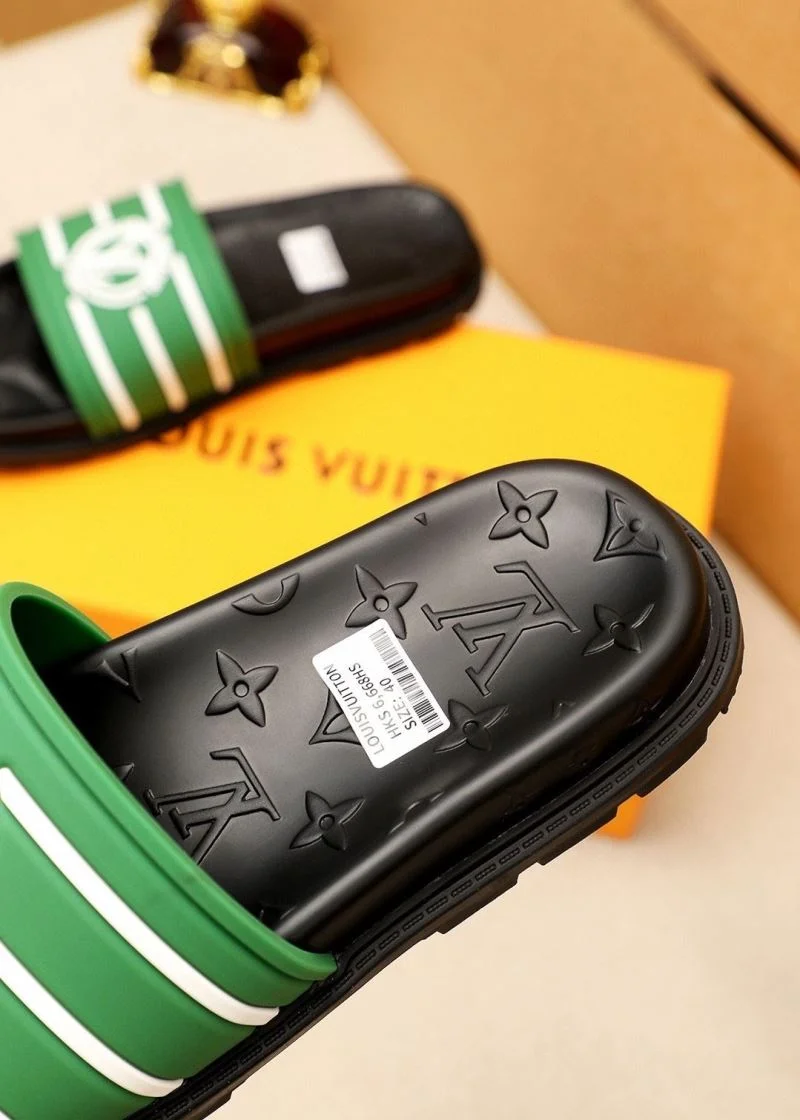 Precise copy Louis Vuitton Slippers