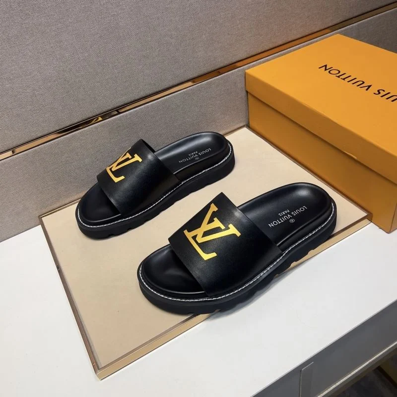 Exact replica Louis Vuitton Slippers