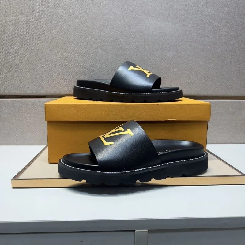 Exact replica Louis Vuitton Slippers