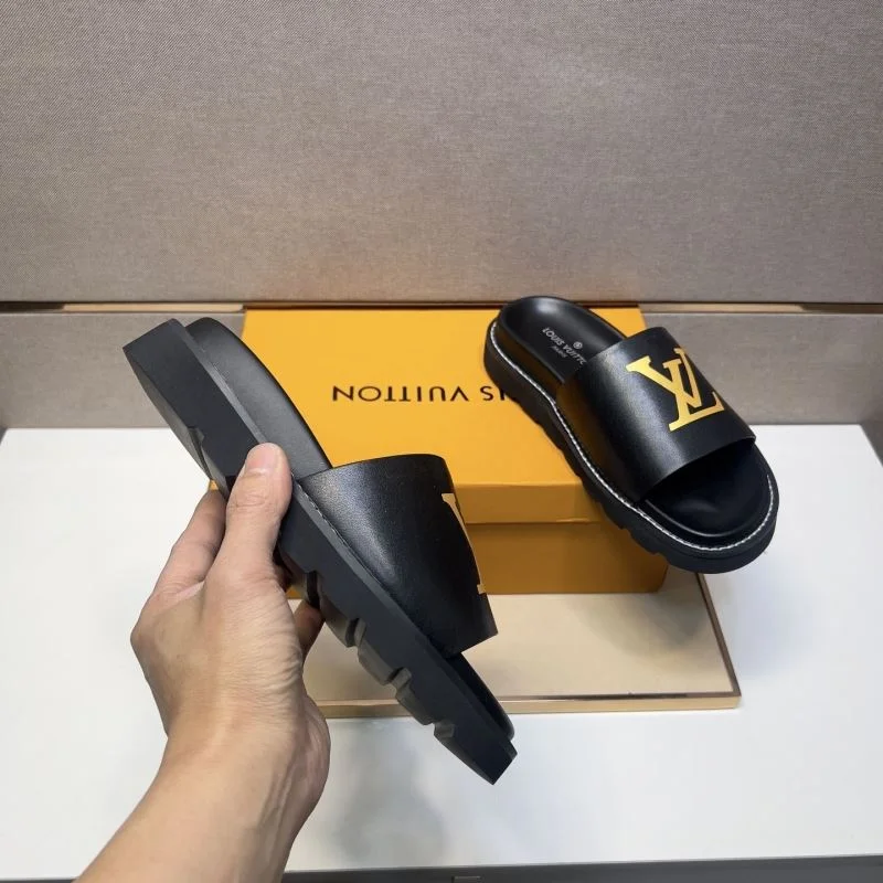 Exact replica Louis Vuitton Slippers
