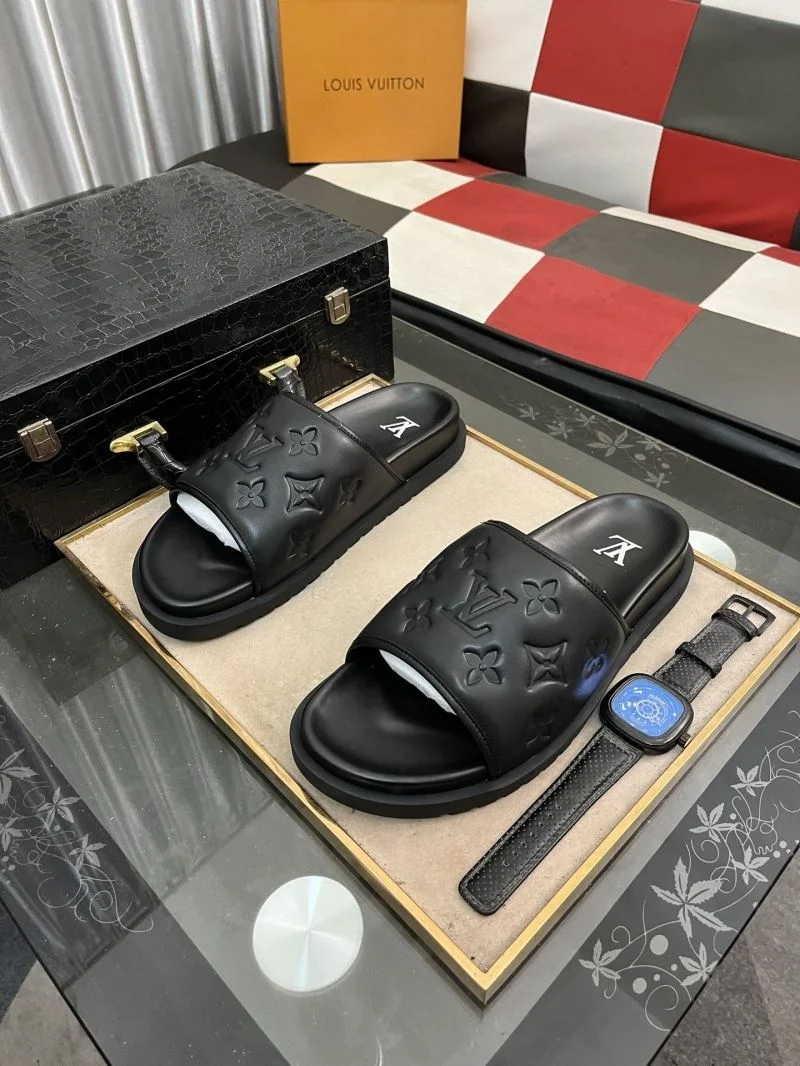 Exact replica Louis Vuitton Slippers