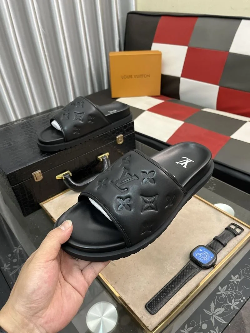 Exact replica Louis Vuitton Slippers