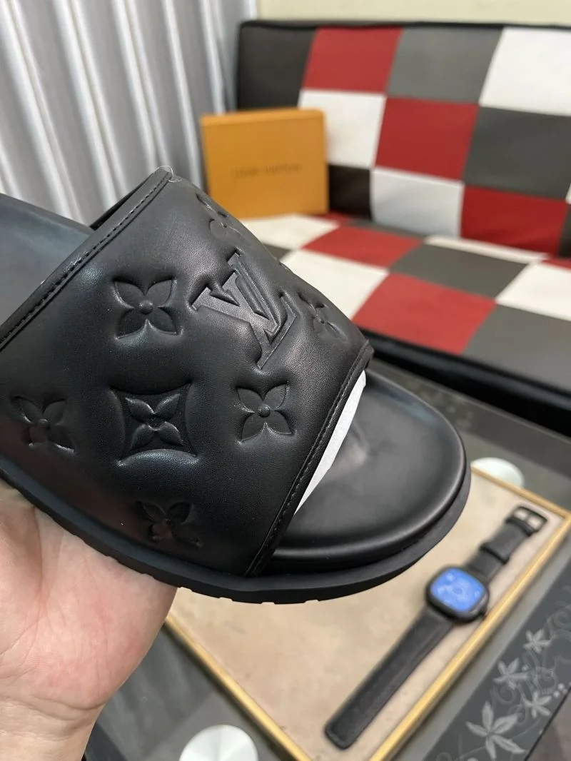 Exact replica Louis Vuitton Slippers
