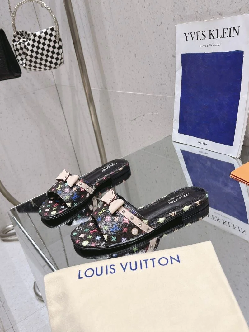 Precise copy Louis Vuitton Slippers